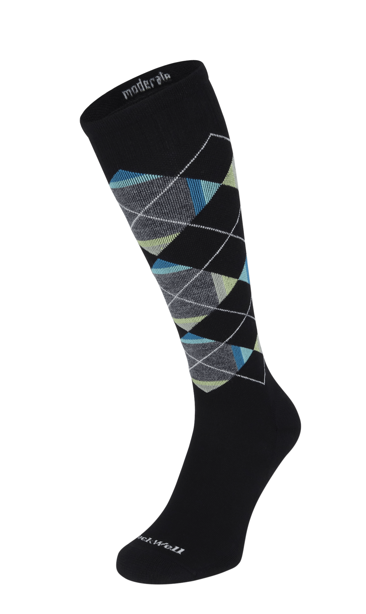 Sockwell Prism Argyle Men's Compression Socks Black | SW95M.900 ...